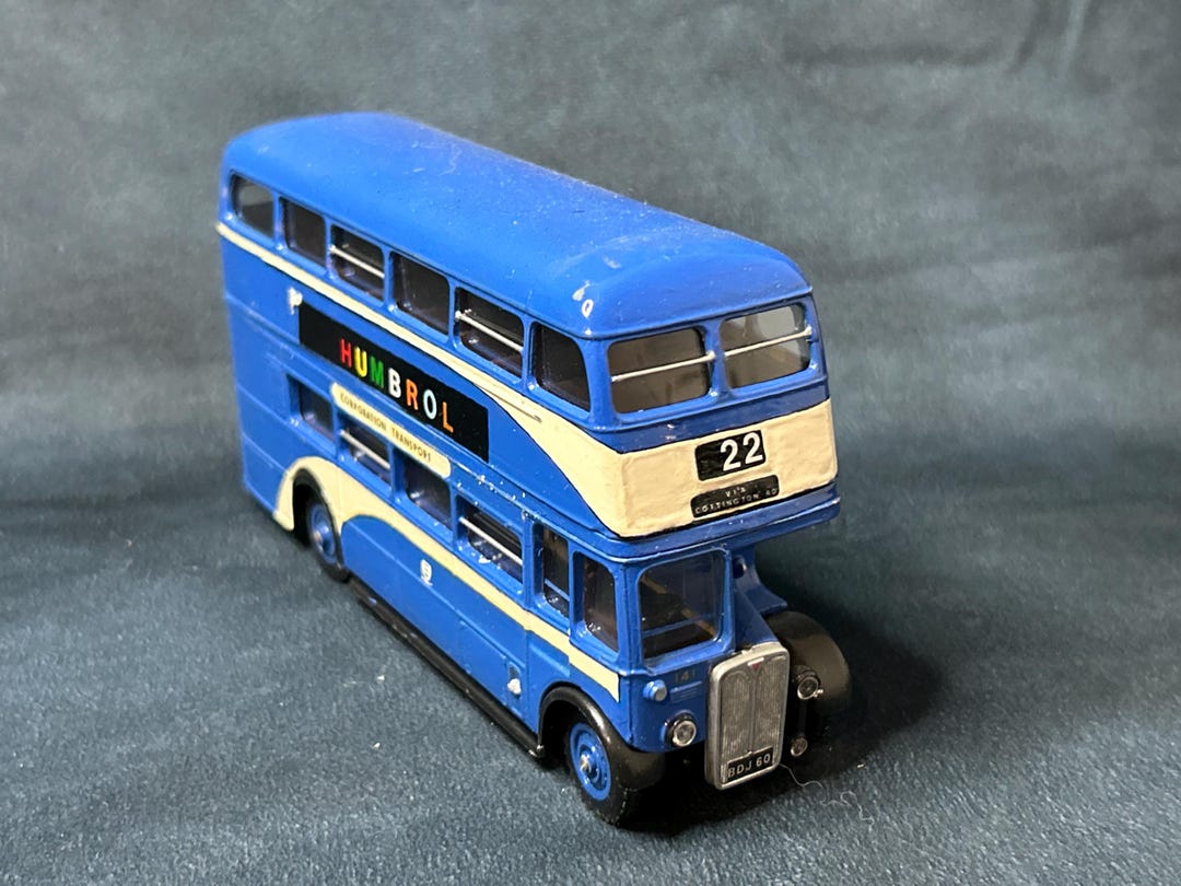 Solido AEC Double Decker RT Bus, Blue Bus, Humbrol - London Transport ...