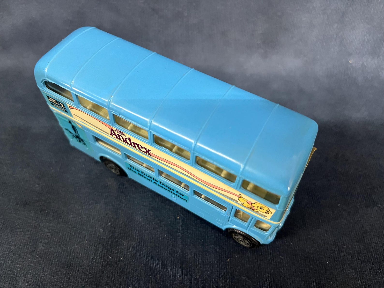 Blue Routemaster, Andrex & Guide Dogs, Model Bus, Corgi Classic Vintage ...