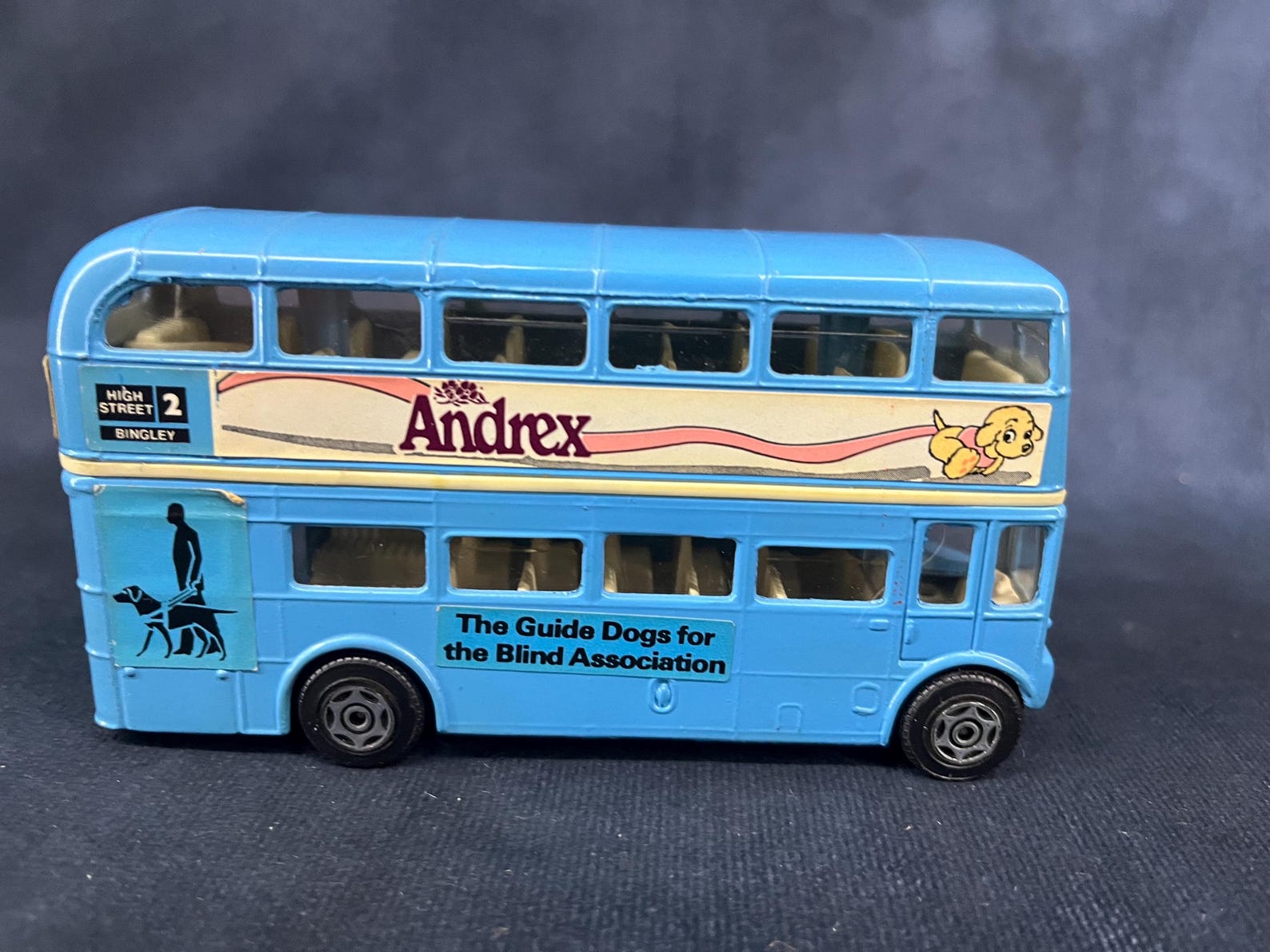 Blue Routemaster, Andrex & Guide Dogs, Model Bus, Corgi Classic Vintage ...