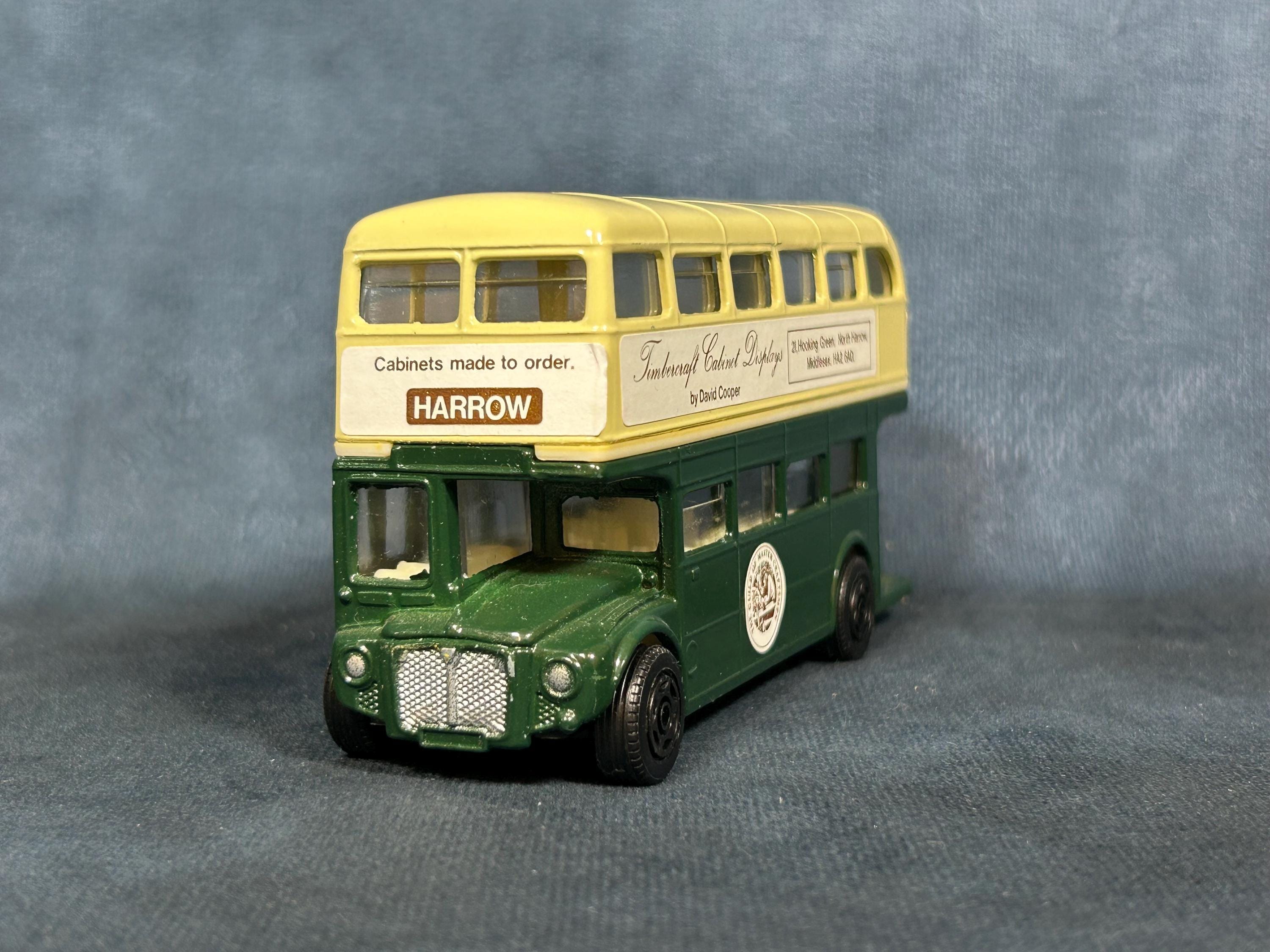 Beige and Green Routemaster, Timbercraft Cabinet Displays by David ...