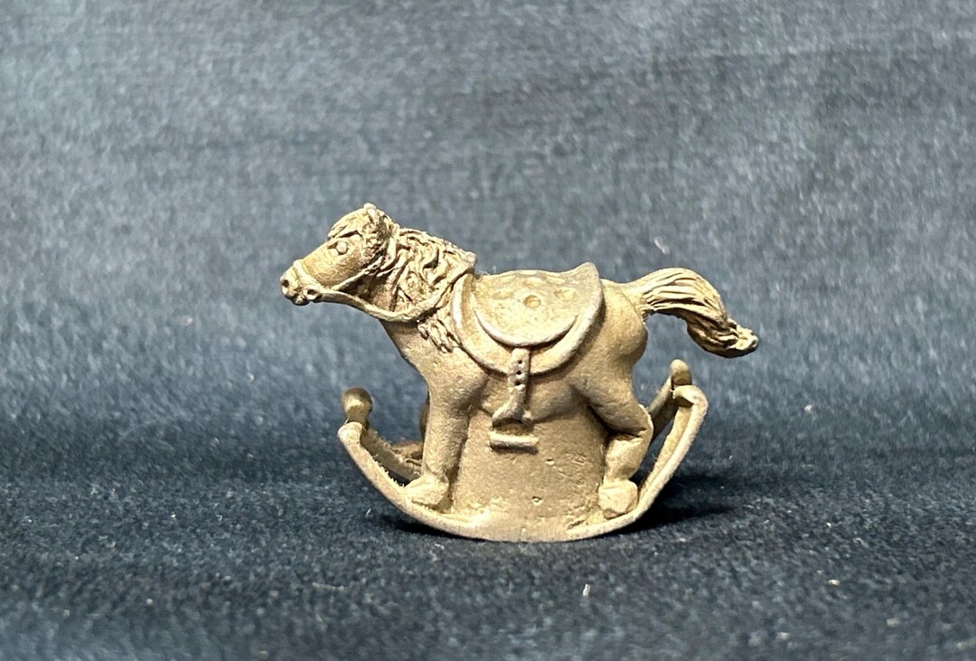 Novelty Pewter Thimble, Rocking Horse, Metal Thimble, Sewing ...