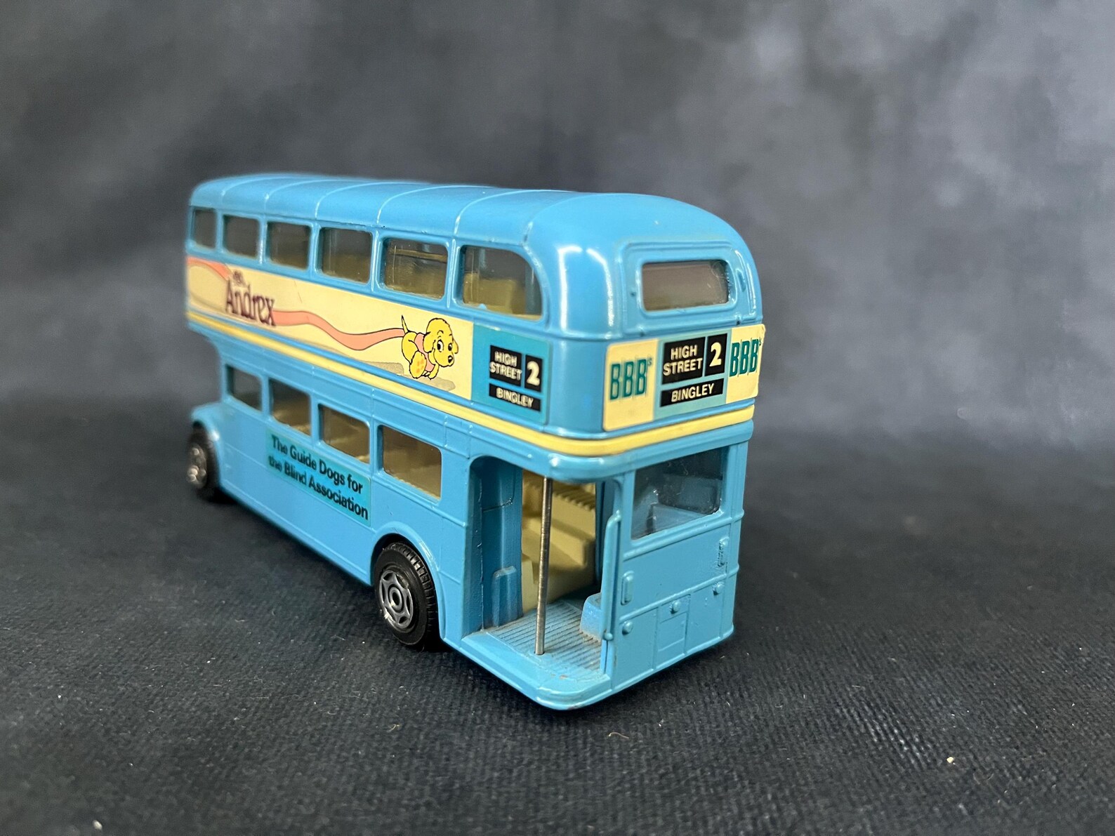 Blue Routemaster, Andrex & Guide Dogs, Model Bus, Corgi Classic Vintage ...