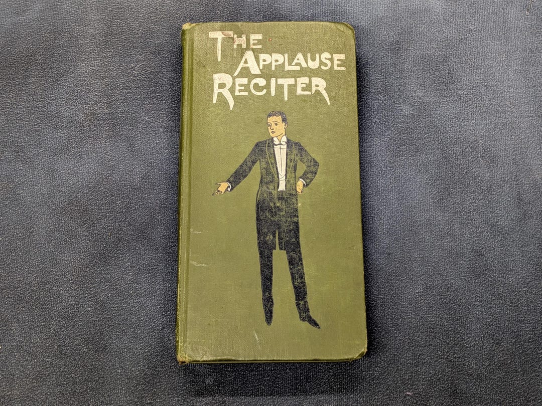 The Applause Reciter | Antique Victorian Recitation - Reading Book ...