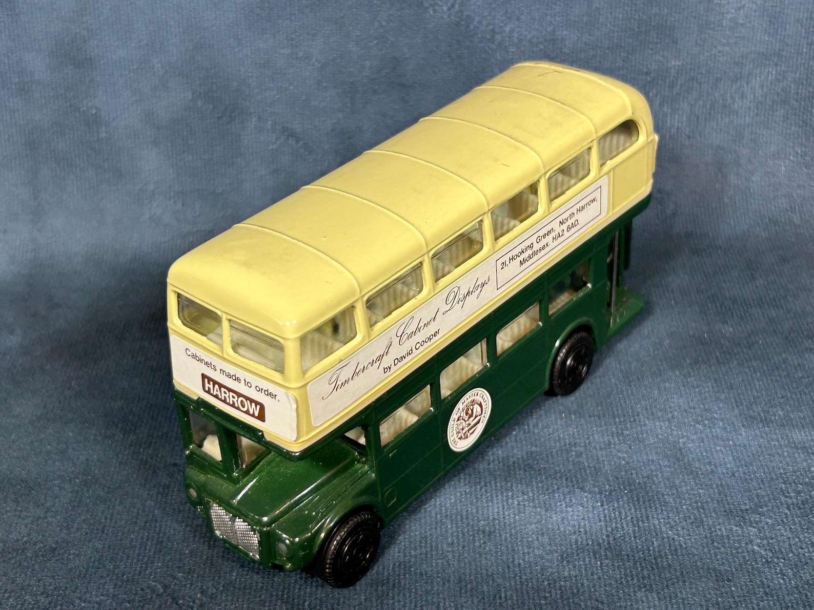 Beige and Green Routemaster, Timbercraft Cabinet Displays by David ...