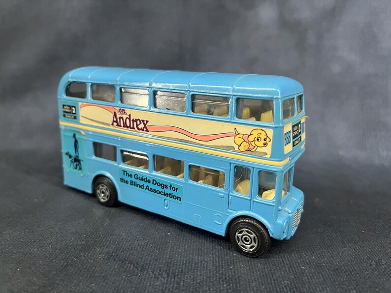 Blue Routemaster, Andrex & Guide Dogs, Model Bus, Corgi Classic Vintage ...