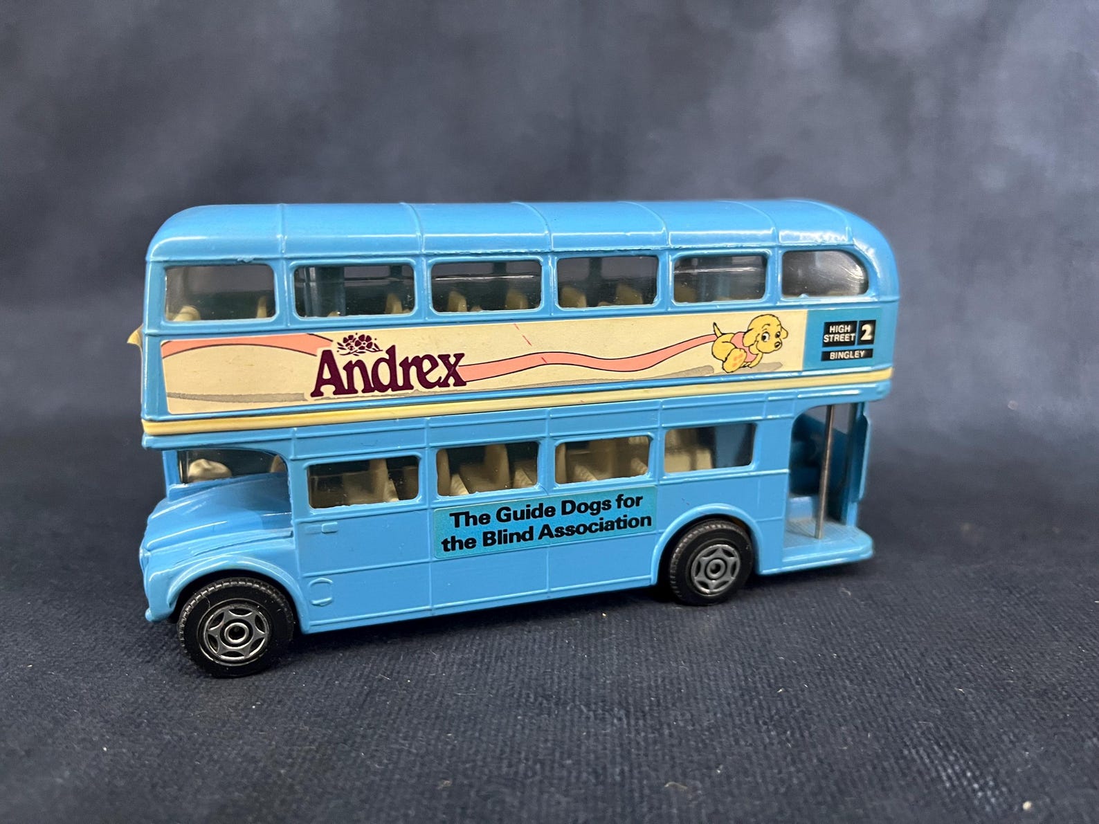 Blue Routemaster, Andrex & Guide Dogs, Model Bus, Corgi Classic Vintage ...