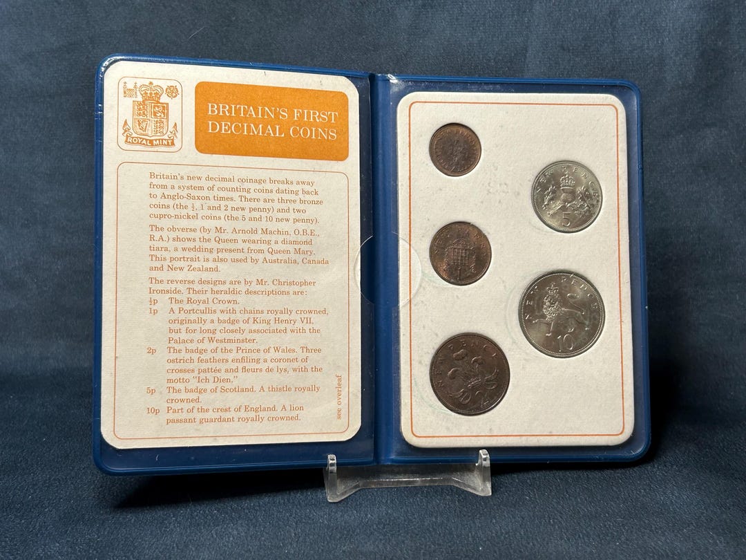 Britains First Decimal Coins Wallet / Set - Etsy