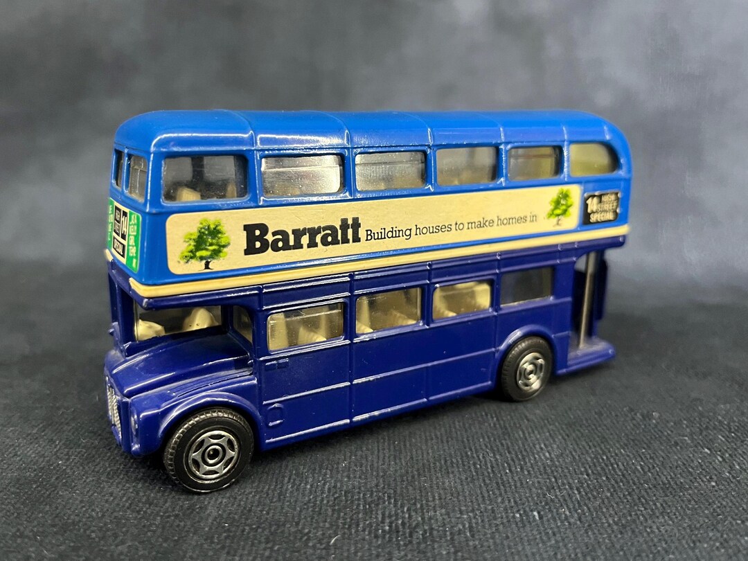 Blue Routemaster, Barratt Homes, Model Bus, Corgi Classic Vintage Model ...