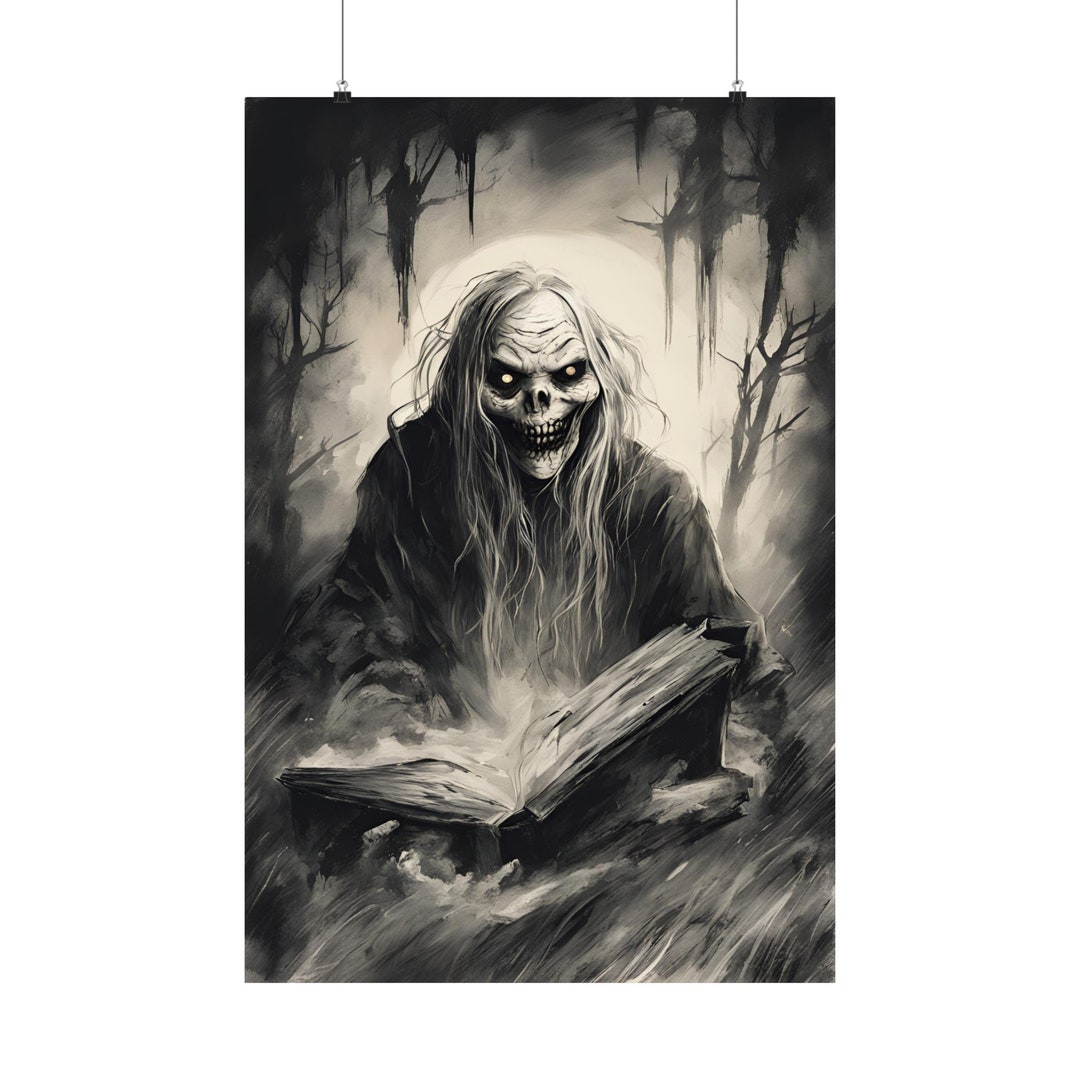 Horror Poster, Skull Poster, Monster Poster, Scary Poster, Home Décor ...