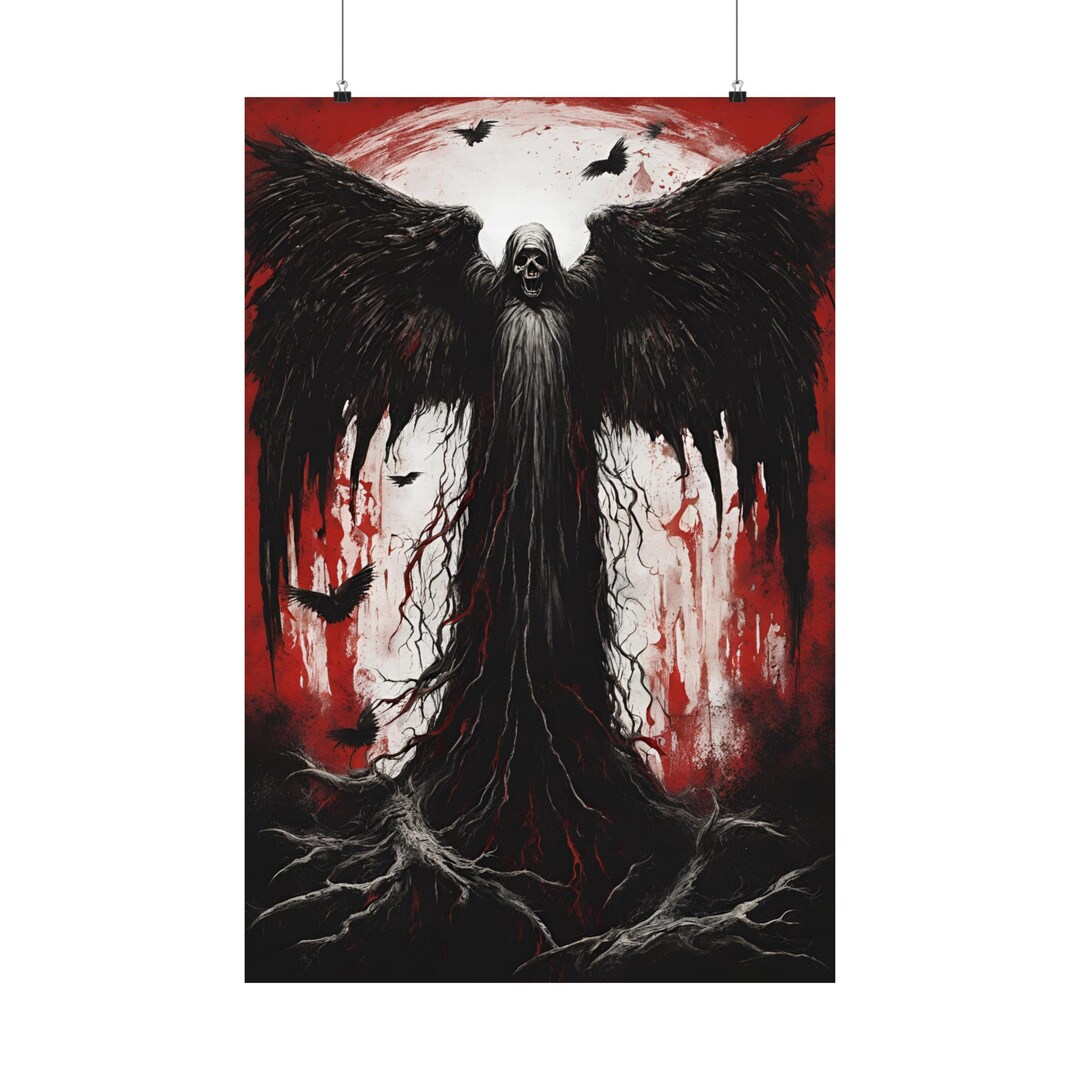 Horror Poster, Skull Poster, Monster Poster, Scary Poster, Home Décor ...