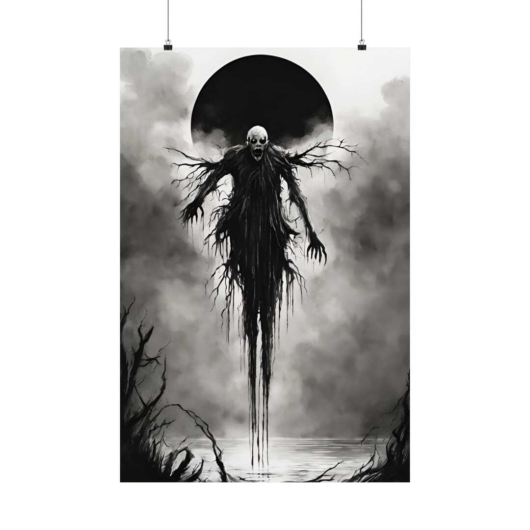 Horror Poster, Creepy Poster, Monster Poster, Scary Poster, Home Décor ...