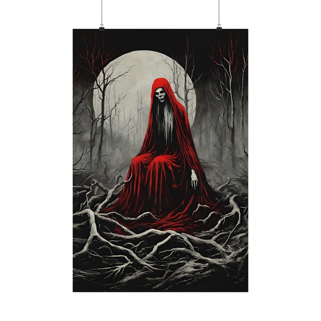 Horror Poster, Skull Poster, Monster Poster, Scary Poster, Home Décor ...