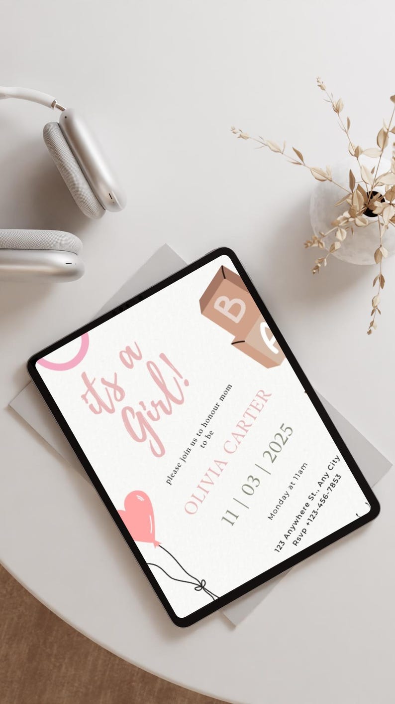 Adorable Baby Shower Invitation - Perfect for Celebrating New Beginnings! - Etsy UK