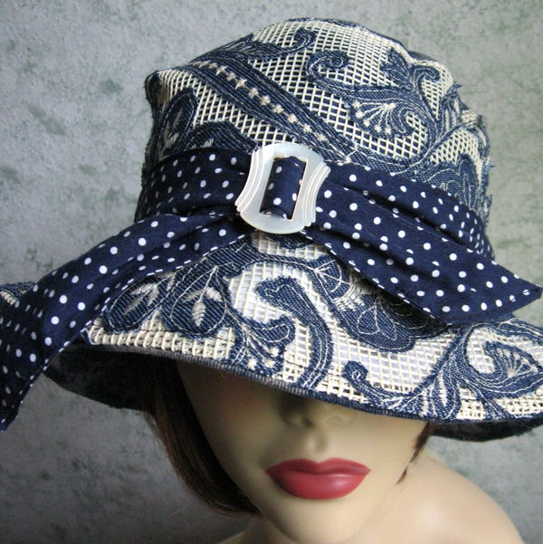 Pony Tail Bucket Hat PDF Sewing Pattern 58cm - Etsy Canada