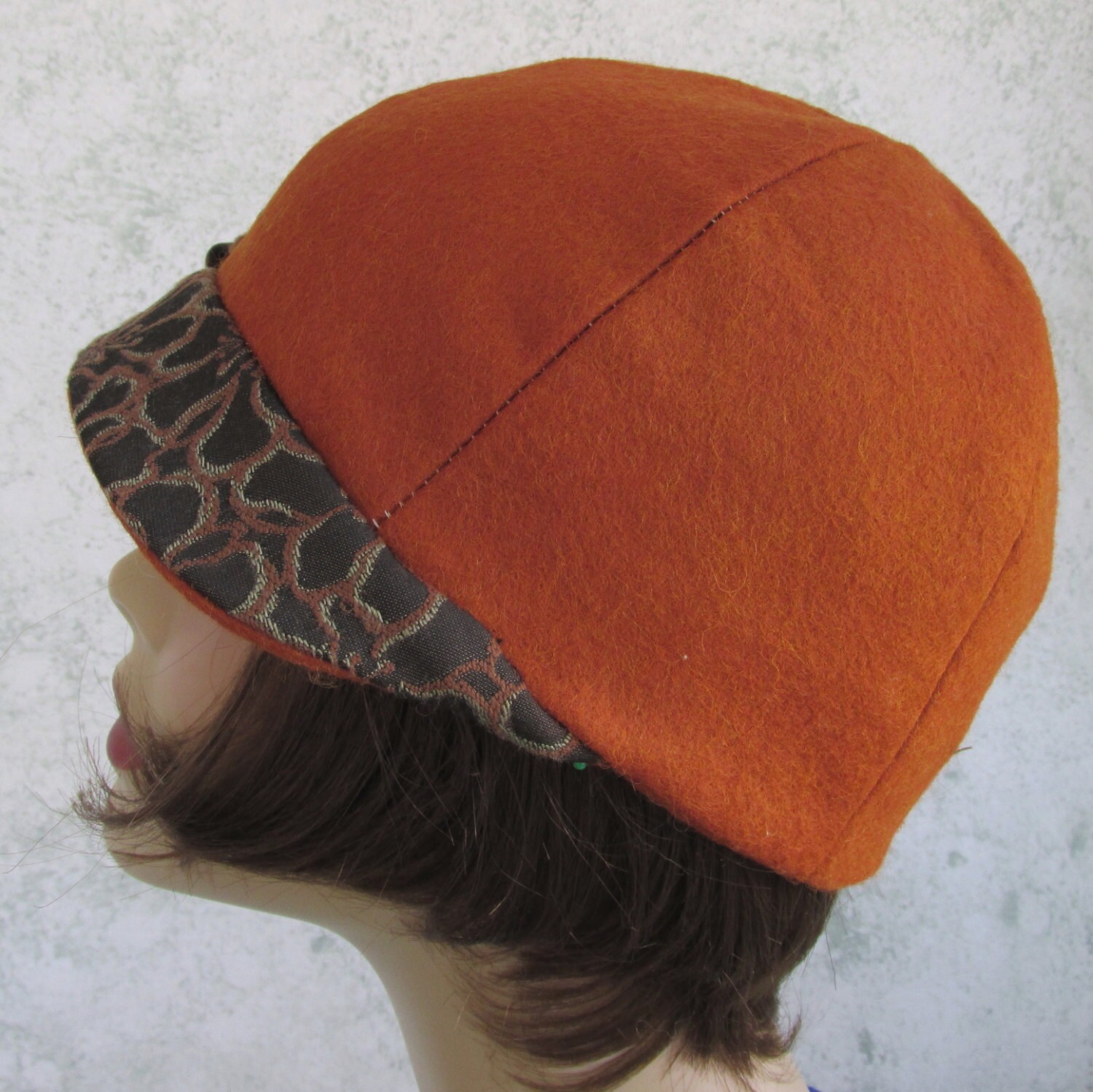 Womens Hat Pattern Flapper Style Brimmed With Flower Trim PDF | Etsy