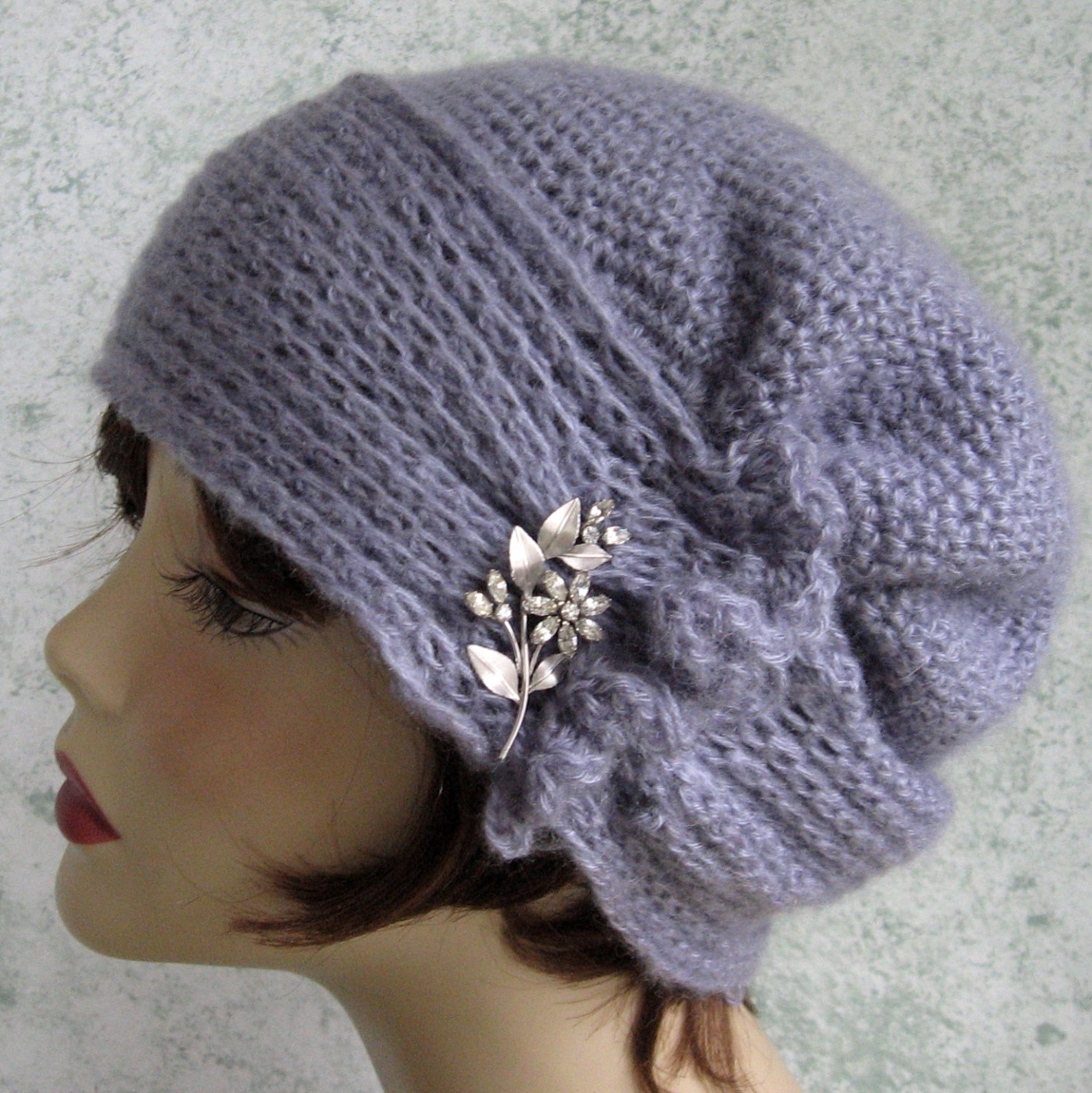 Crochet Pattern Womens Hat Brimmed With Side Gathers Instant | Etsy Canada