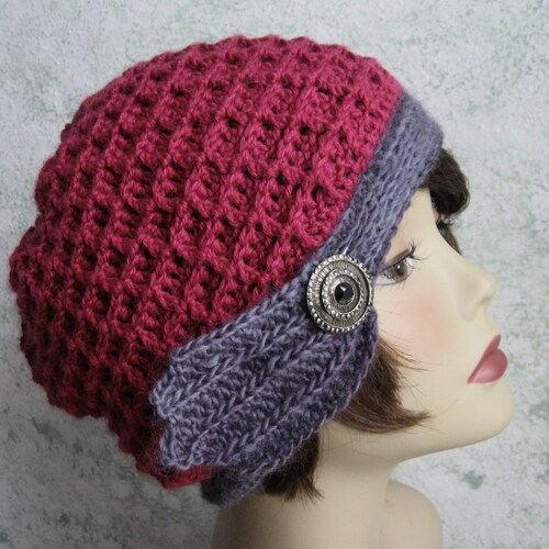 Womens Summer Crochet Hat Pattern Brimmed With Shell Stitch Etsy