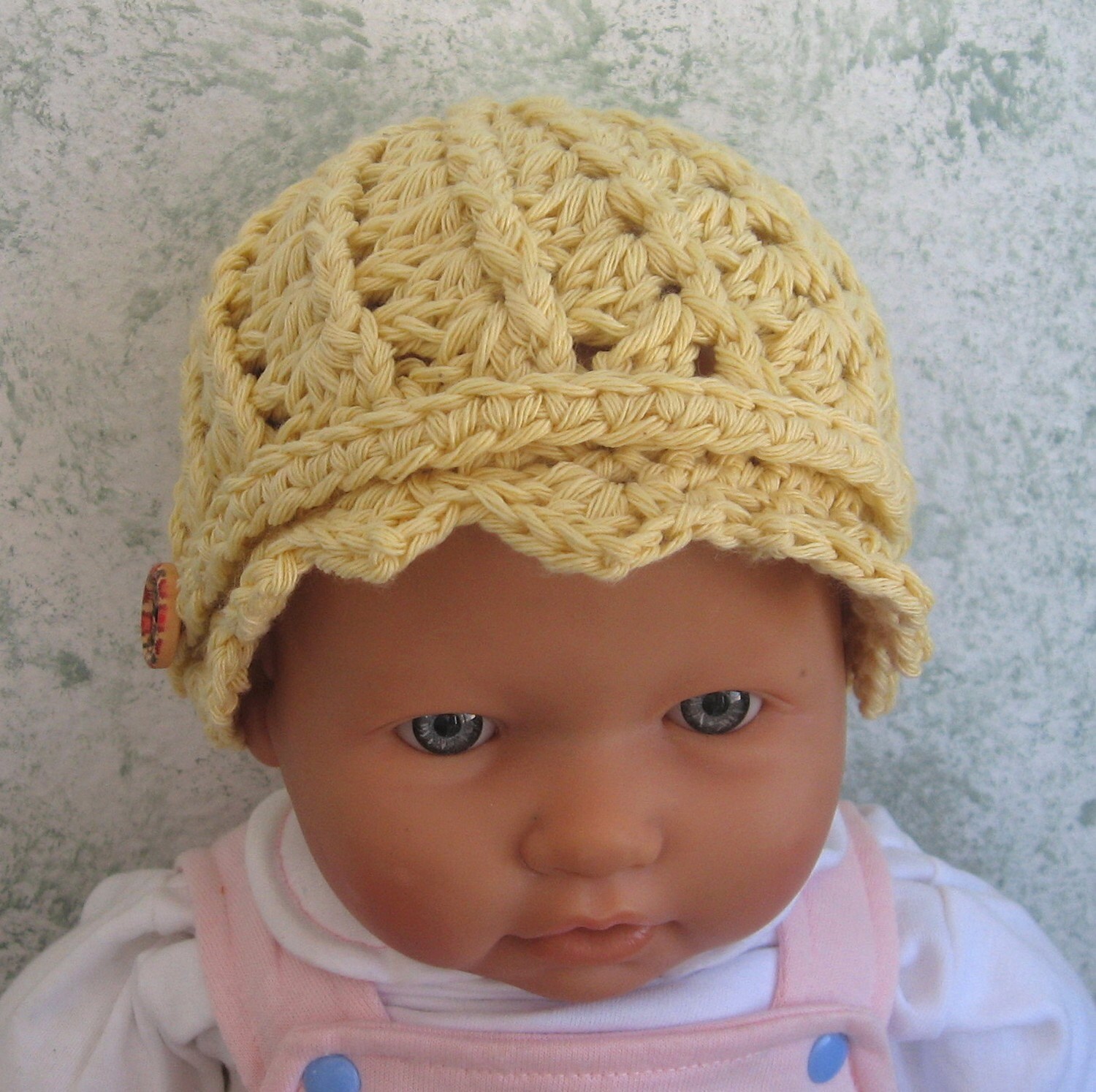 Crochet Hat Pattern Infant-toddler Spiral Ribbed Hat Instant Download ...