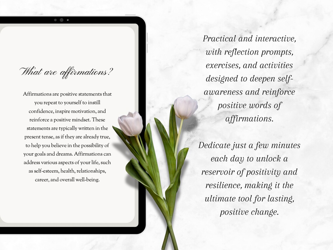 Your Divine Affirmations Workbook for Personal Growth and Positivity ...