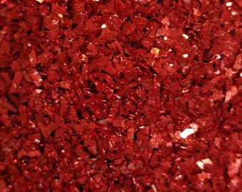 Red Glitter Glass | Etsy