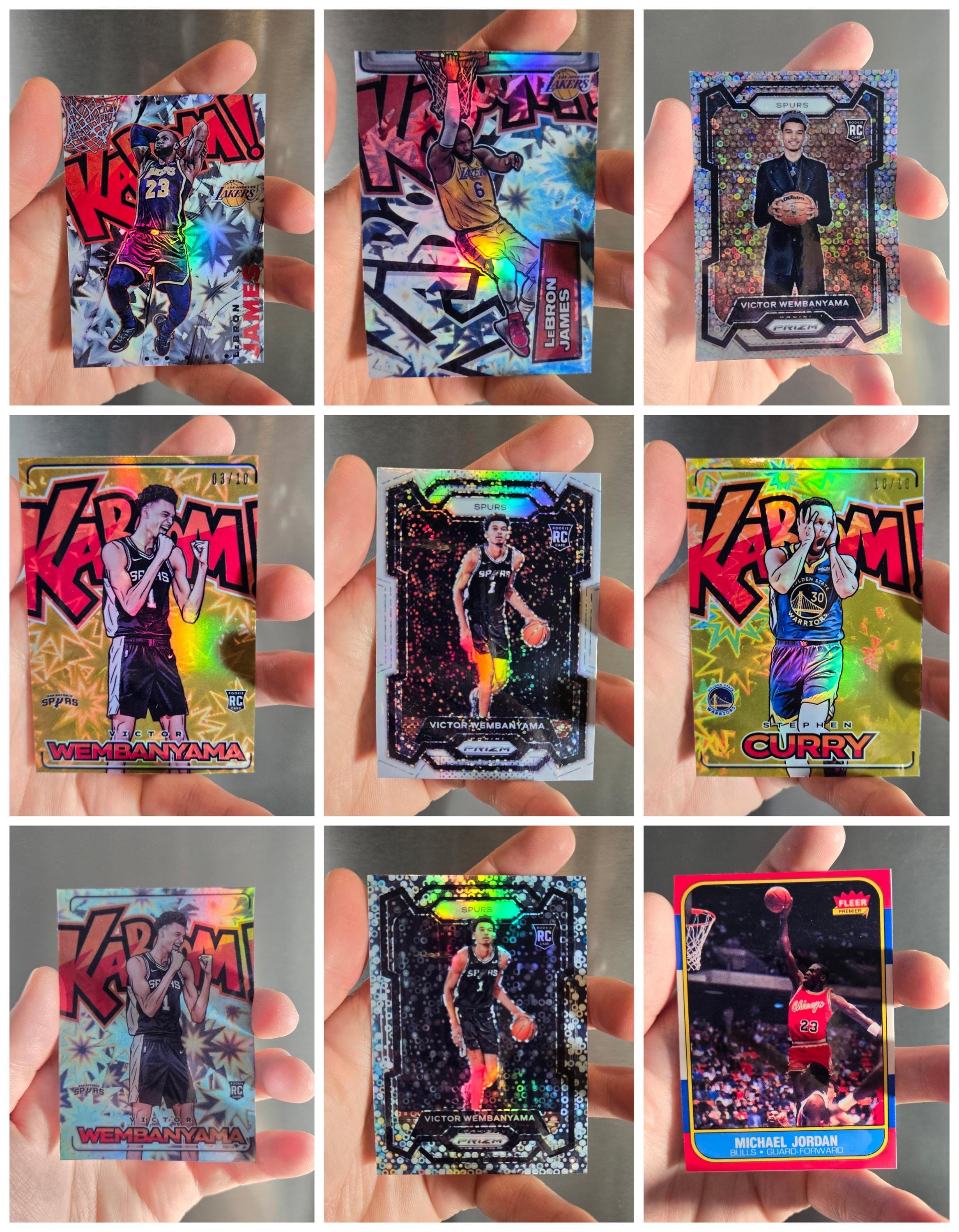 Victor Wembanyama Magnet or Sticker Prizm Disco Reverse Holo Card ...