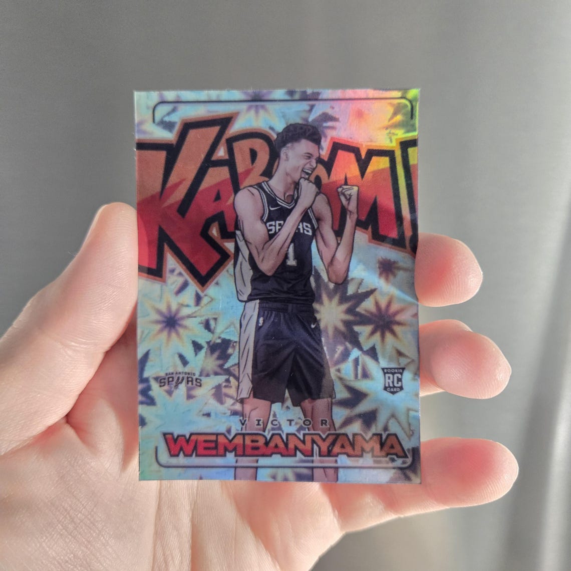 Victor Wembanyama Magnet or Sticker Prizm Disco Reverse Holo Card ...