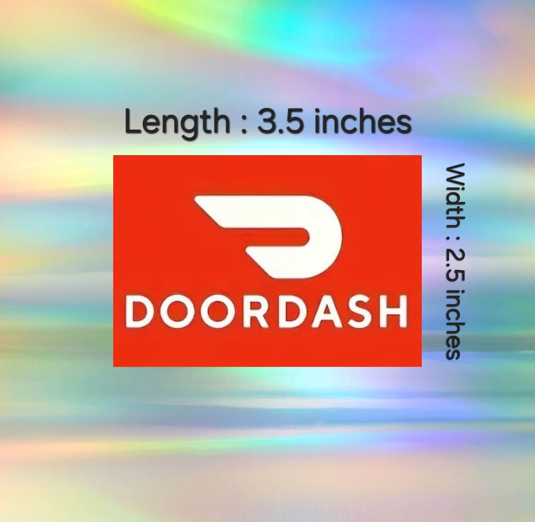 DOORDASH Sign Magnet or Sticker Decal, Uber, Doordash, Skip the Dishes ...