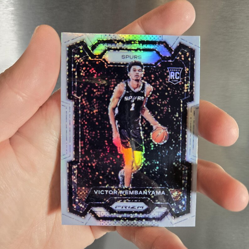 Victor Wembanyama Magnet or Sticker Prizm Disco Reverse Holo Card ...