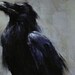 Instant PDF Downloadable Cross Stitch Pattern, Crow Painting, Gothic ...