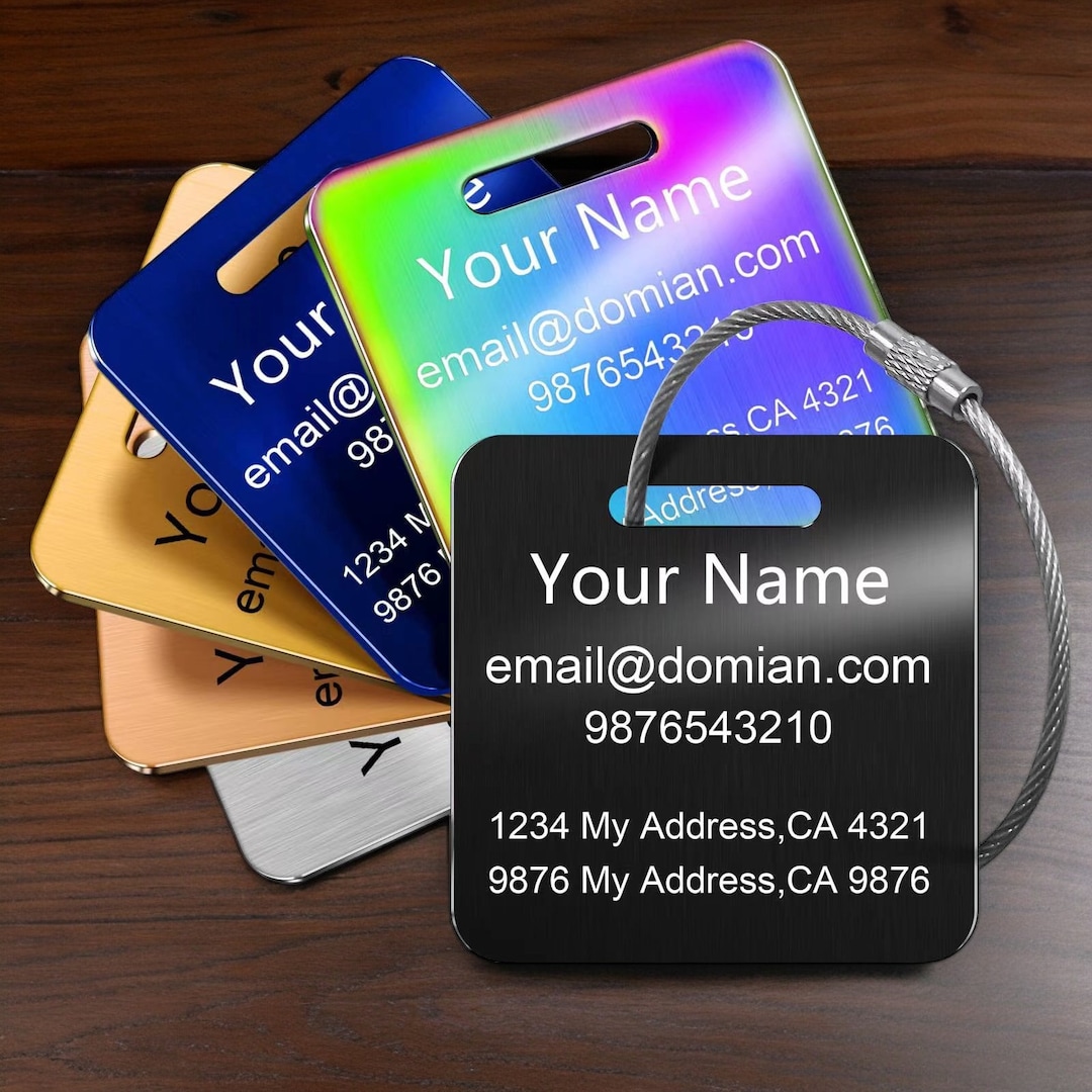 Luggage Tags Personalized Custom Tags,custom Luggage Tag - Etsy