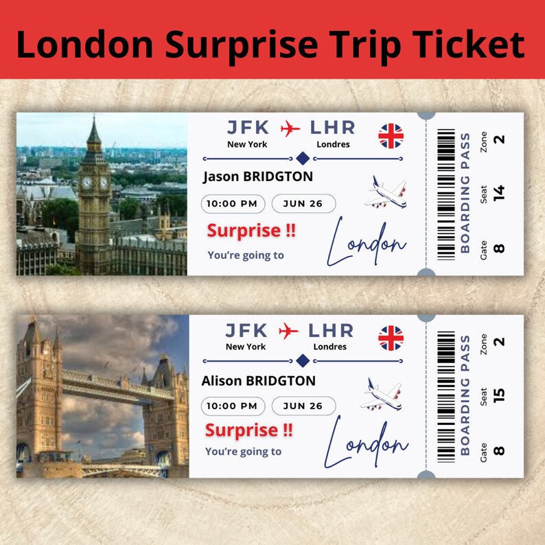 Canva Editable London Boarding Pass Template, Printable Plane Ticket ...