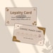 Coffee Punch Card, Loyalty Cards, Customer Reward Card, Printable ...