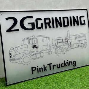 Acrylic Light up Sign | Custom Backlit Business Sign Wall | Custom LED ...