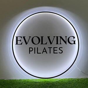 Acrylic LED Business Logo Sign | Acrylic Light up Signage | Custom ...