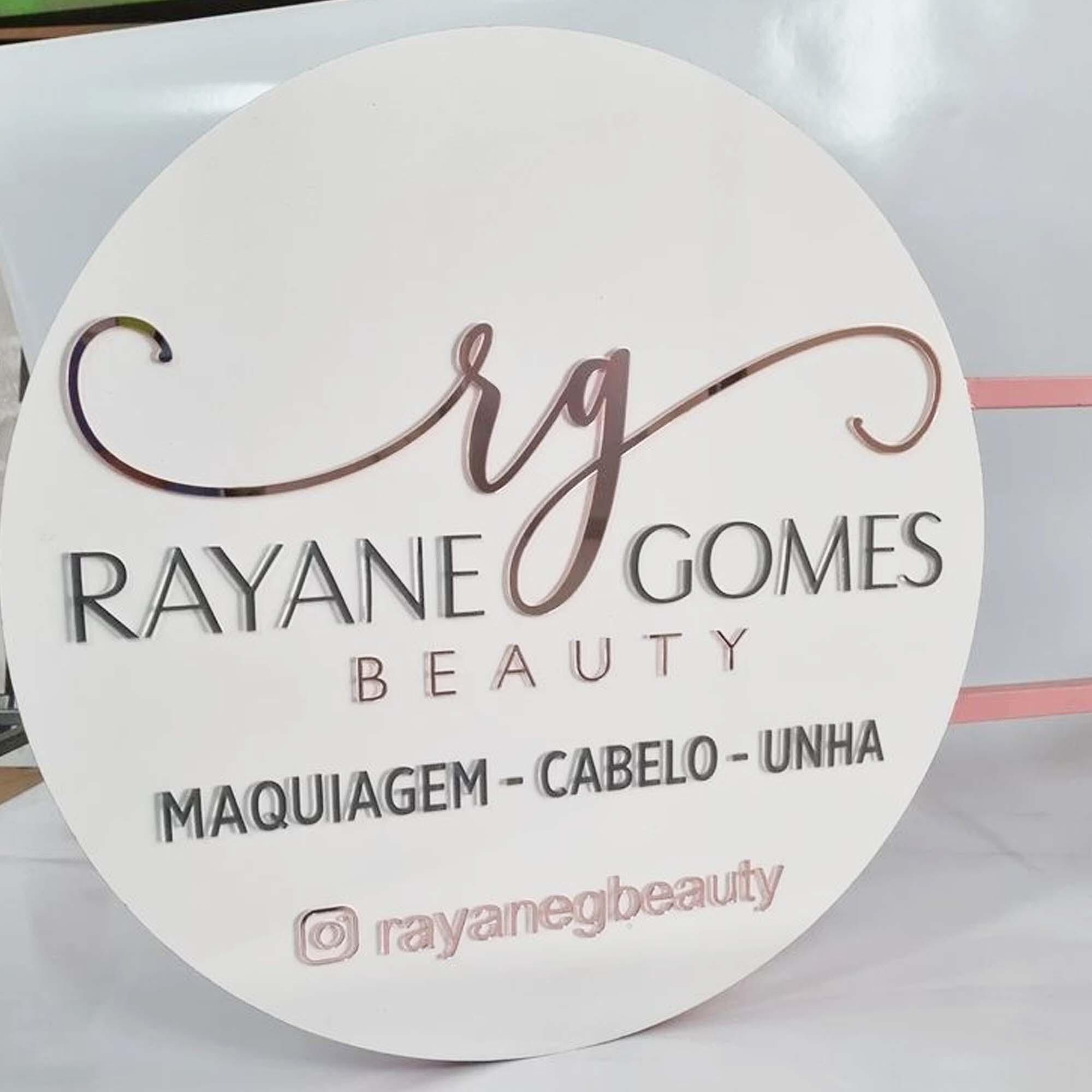 Round Acrylic Logo Sign | Custom 3D Acrylic Business Sign | Round ...