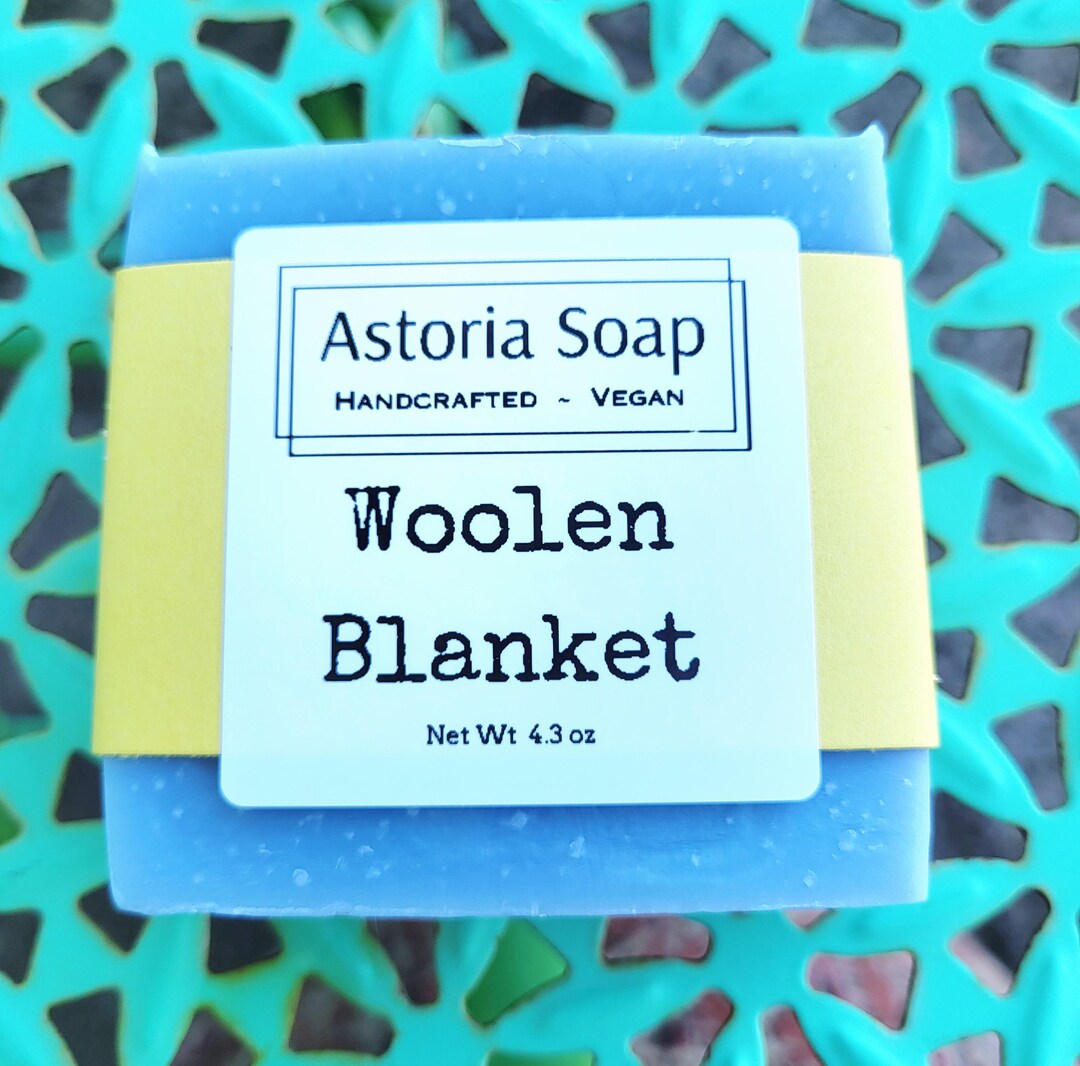 Woolen Blanket Handmade Soap: Vegan, Plant-based, Astoria Soap - Etsy