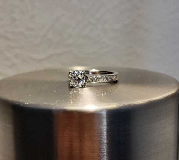 Platinum Lab Grown Diamond Engagement Ring - Gem