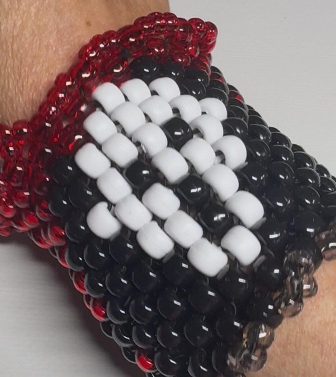 Black Light Scream: Rave Kandi Cuff - Etsy