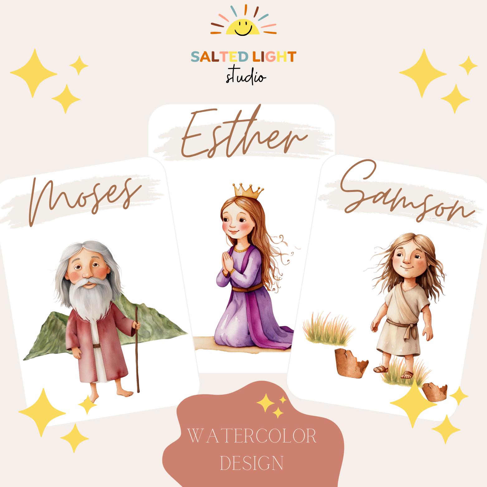 Bible Character Game | Christian Homeschool Printable | Bible Lesson ...