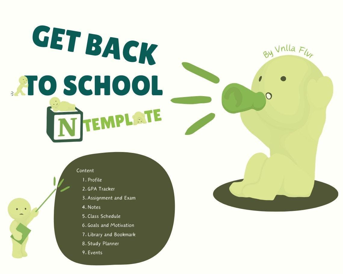 Smiski Notion Template – School & College Planner - Etsy