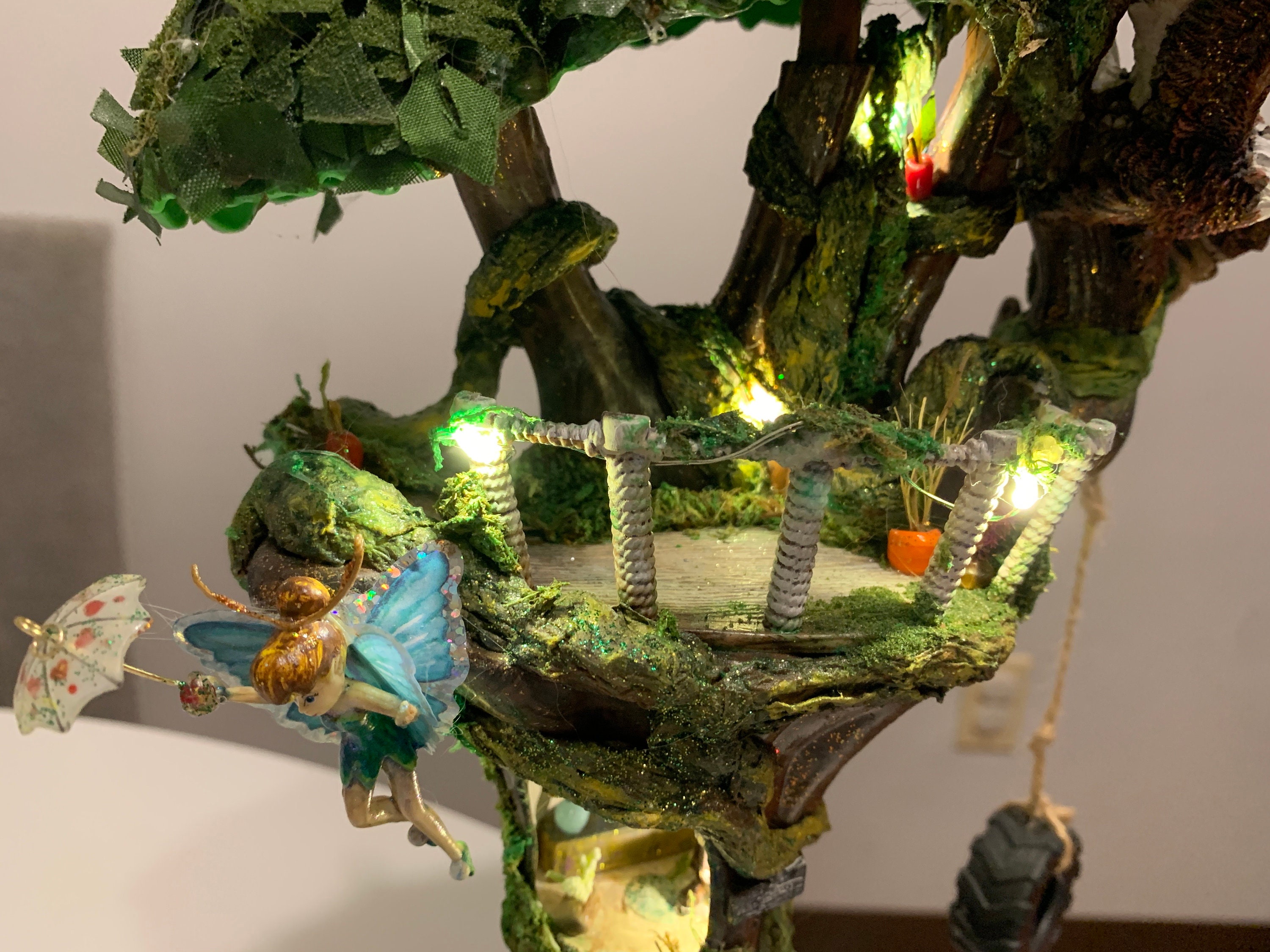 Handmade Miniature Fairy Treehouse - Etsy