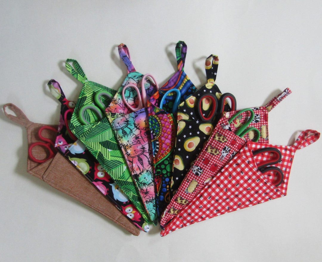 Fabric Scissors Holder With Craft Scissors, Magnetic Hanging Loop - Etsy