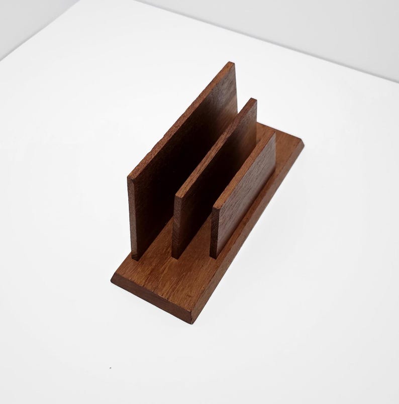 Scandinavian Mid-century Letter Stand Teak Wood Swedish 1950s Design ...