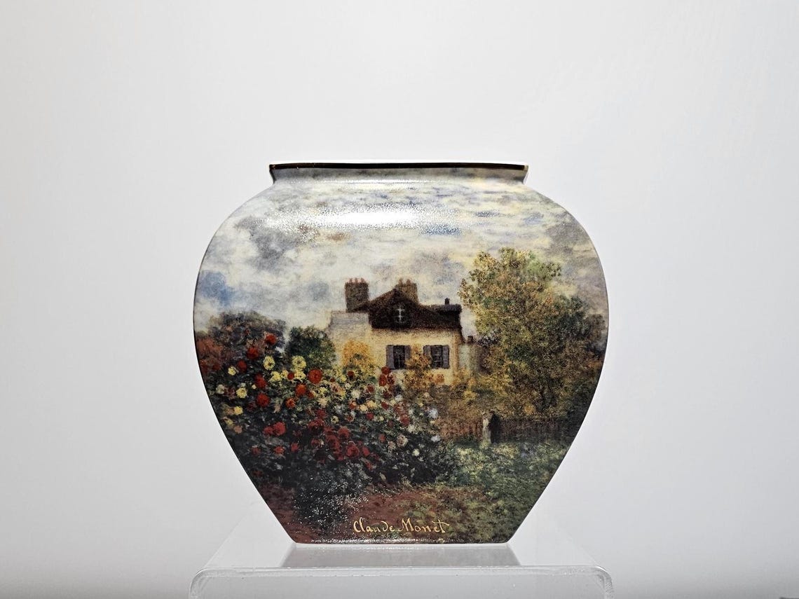 Claude Monet GOEBEL Porcelain Vase Artis Orbis Collection 2000s ...