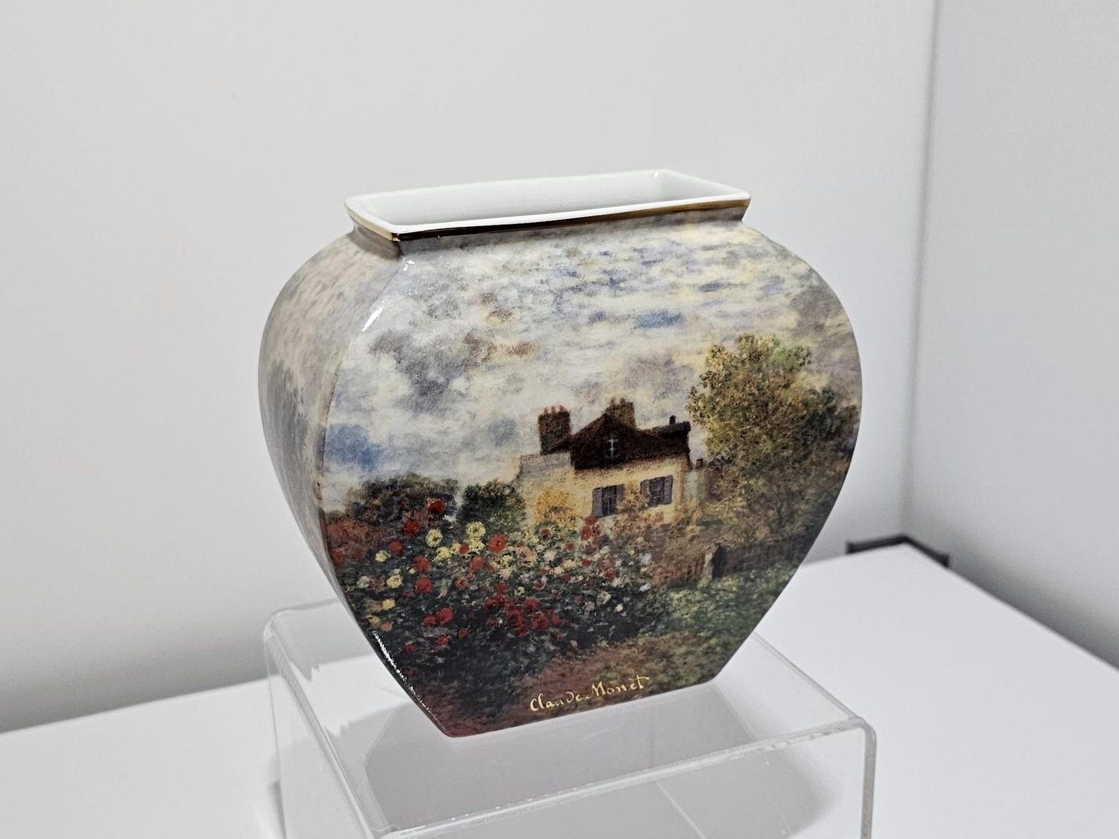 Claude Monet GOEBEL Porcelain Vase Artis Orbis Collection 2000s ...