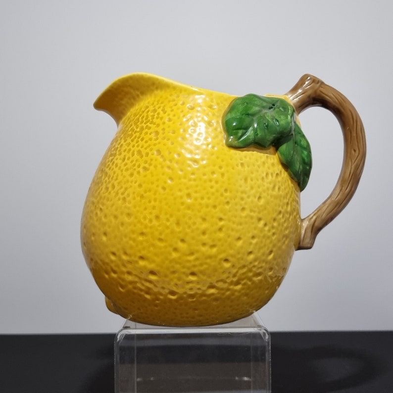 VINTAGE Italian Majolica Lemonpitcher 1900s Ceramics Lemon Pitcher - Etsy