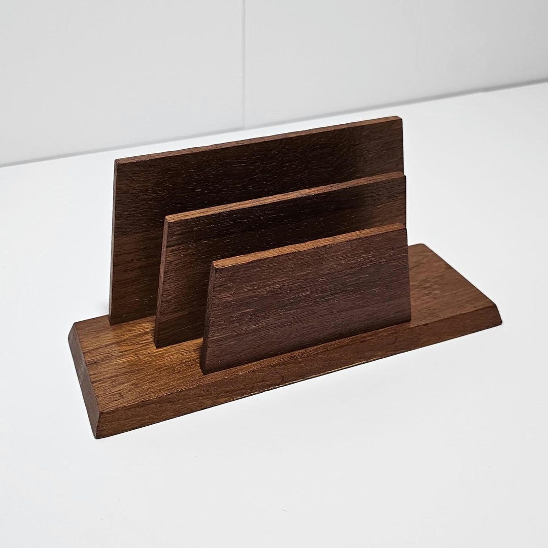 Scandinavian Mid-century Letter Stand Teak Wood Swedish 1950s Design ...