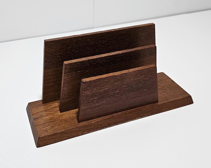Scandinavian Mid-century Letter Stand Teak Wood Swedish 1950s Design ...