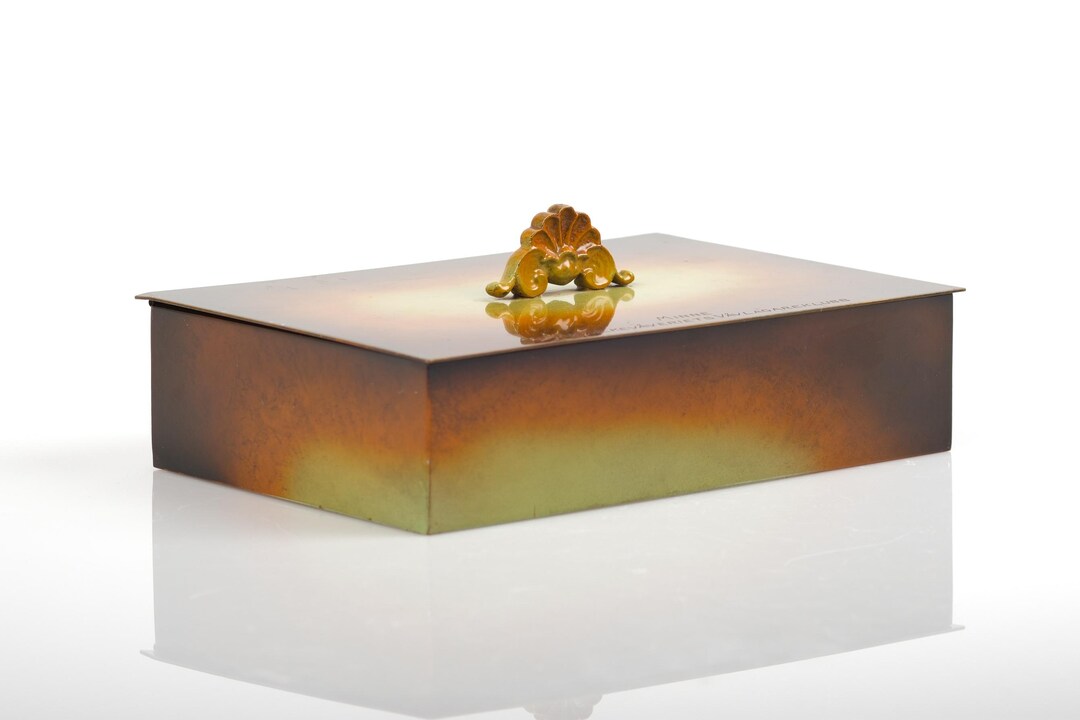 Swedish Grace Bronze Box: 1940s Scandinavian Design - Etsy