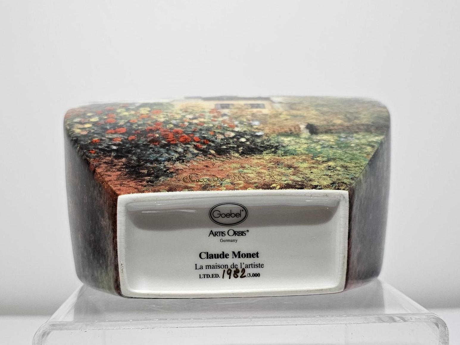 Claude Monet GOEBEL Porcelain Vase Artis Orbis Collection 2000s ...